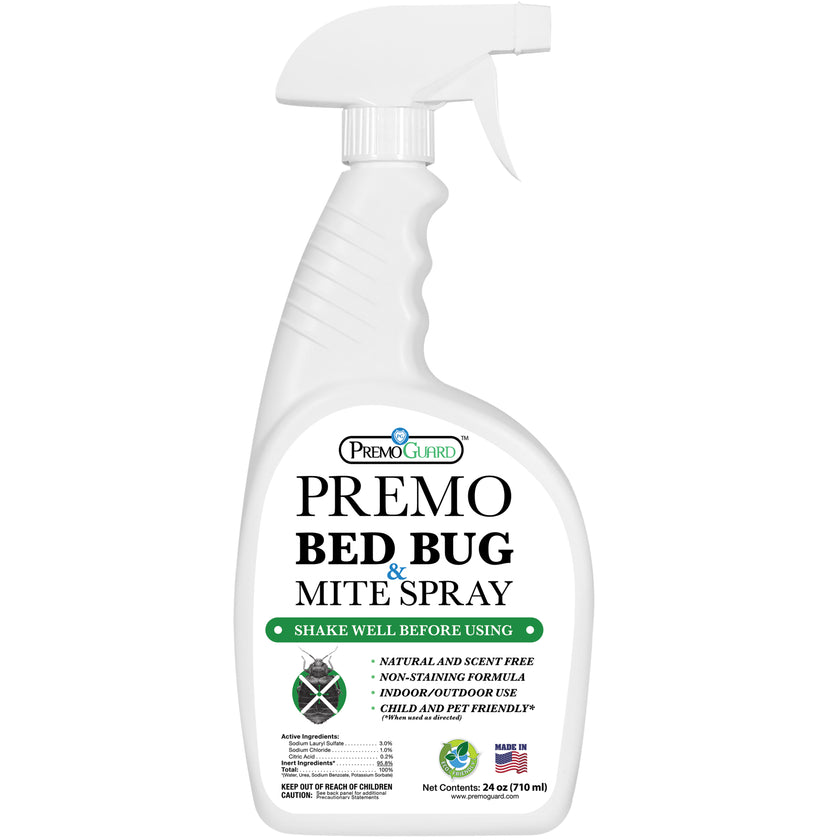 Bed Bug & Mite Killer - 24 oz - All Natural Non Toxic - By Premo Guard ...