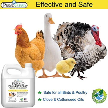 Poultry Spray 128 oz - All Natural Non Toxic - Plant Based All Natural ...