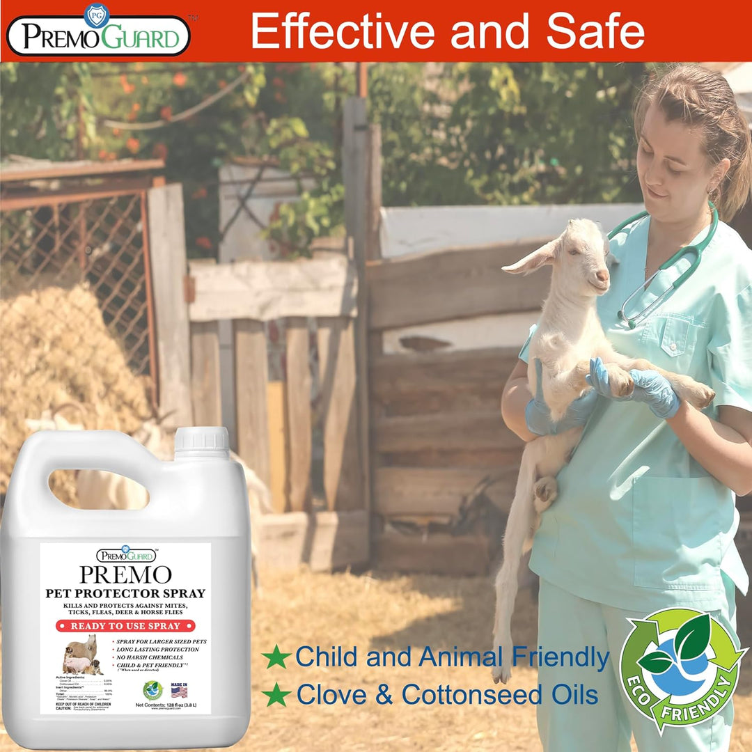 Pet Protector 128 oz - Plant Based All Natural Non-Toxic - By Premo Gu ...