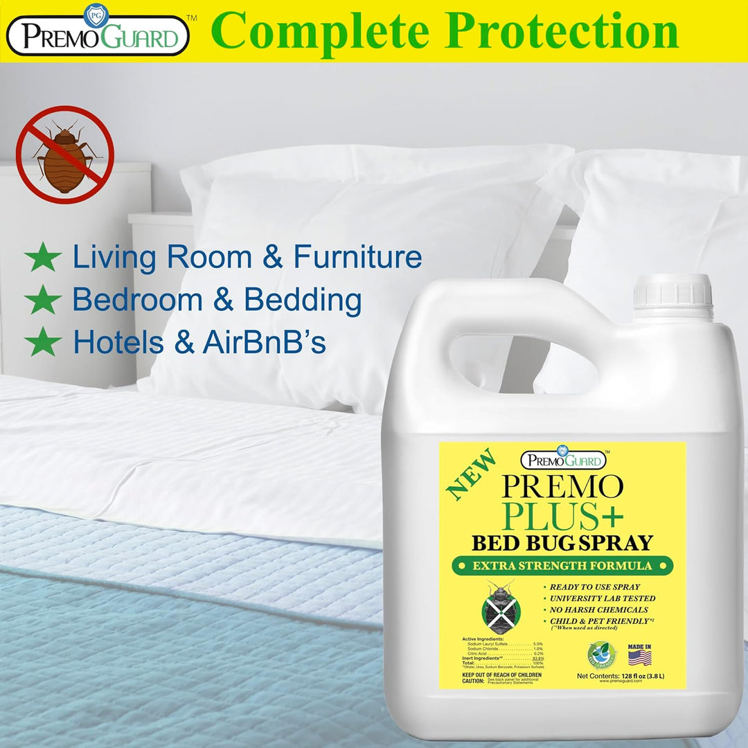 Bed Bug Plus - 128 oz - All Natural Non-Toxic - By Premo Guard – Premo Natural Products
