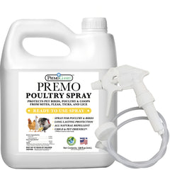 Poultry Spray 128 oz - All Natural Non Toxic - Plant Based All Natural ...