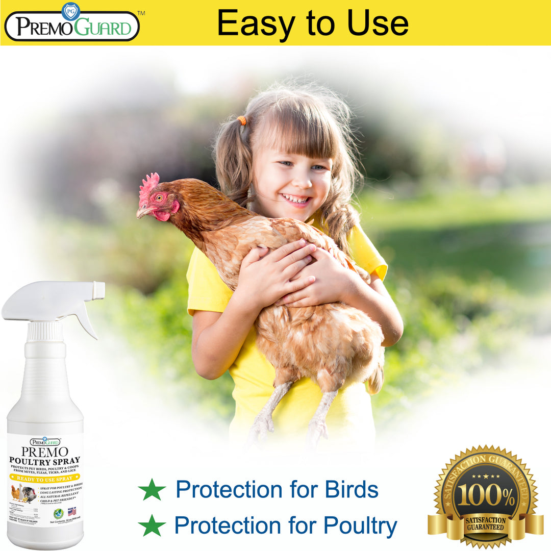 Poultry Spray 32 oz - Plant Based All Natural Non-Toxic - By Premo Gua ...