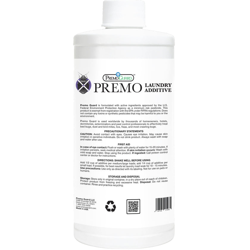 Bed Bug & Mite Killer Laundry Additive - 32 oz - All Natural Non-Toxic ...
